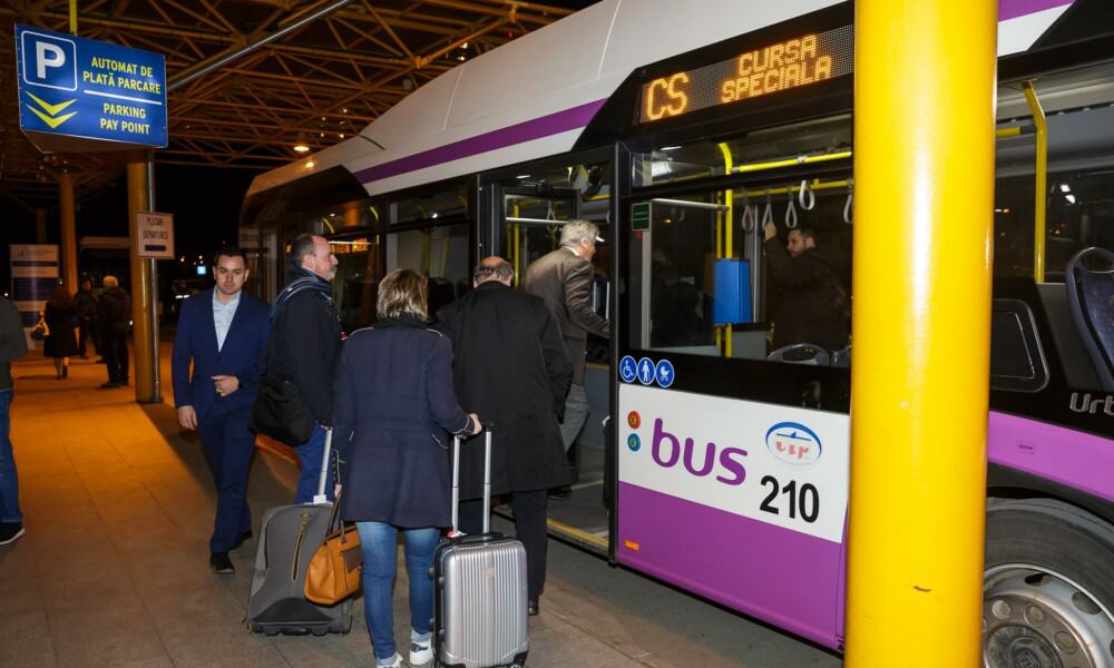 Cum vor circula autobuzele de pe linia expres A1E, care deservește Aeroportul Cluj, din 4 mai ...